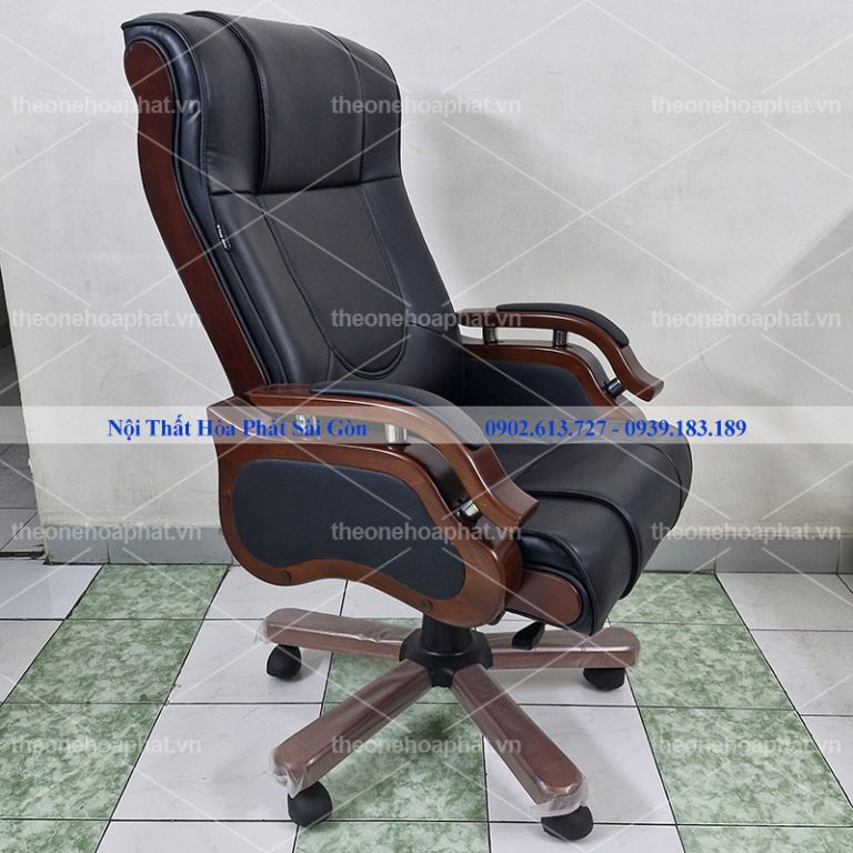 Ghế giám đốc TQ01 The One - Chân tay gỗ sơn, sang trọng, cao cấp